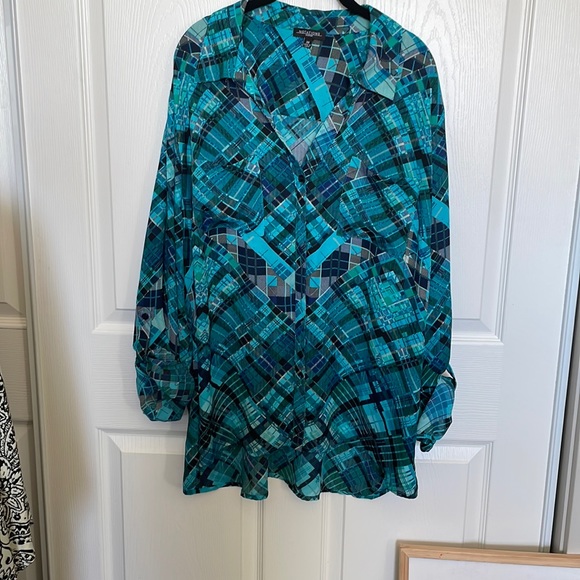 Notations | Tops | Blouse By Notations 3x | Poshmark